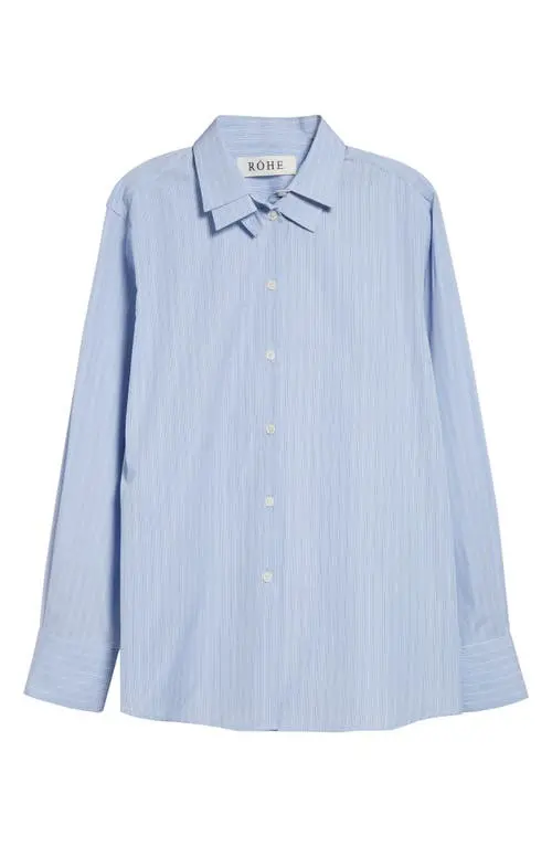 RÓHE Double Collar Striped Shirt