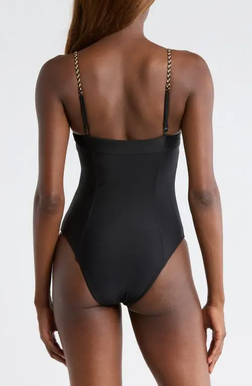 Ramy Brook Jayda Braided One-piece Swimsuit - Black