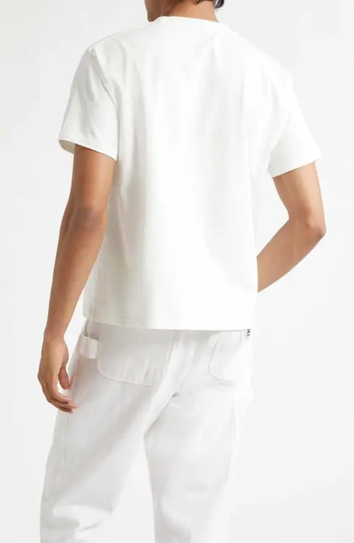 BODE Beaded Geneva Pocket T-shirt - Cream