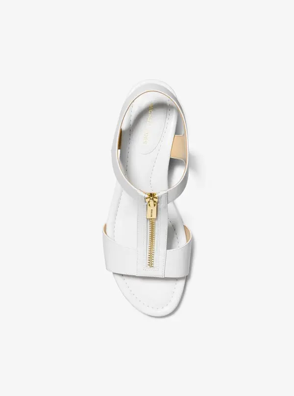 Michael Kors Berkley Leather Wedge Sandal