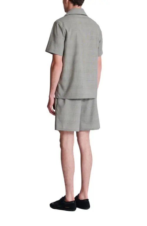 Balmain Short-sleeved Prince Of Wales Shirt