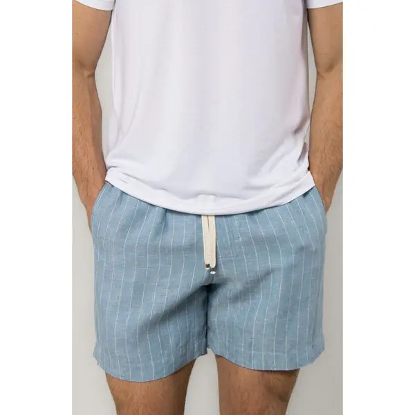 LEISURE LAB Linen Drift Short - Saltwater