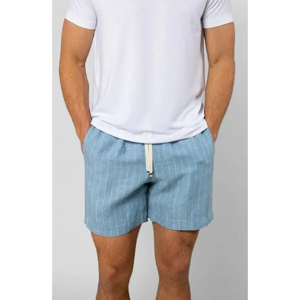 LEISURE LAB Linen Drift Short - Saltwater