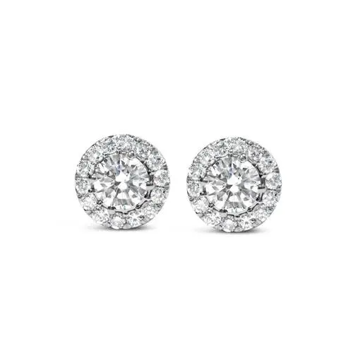 HAUS OF BRILLIANCE 14k Gold 3.0 Cttw Lab-grown Diamond Stud Earrings - White