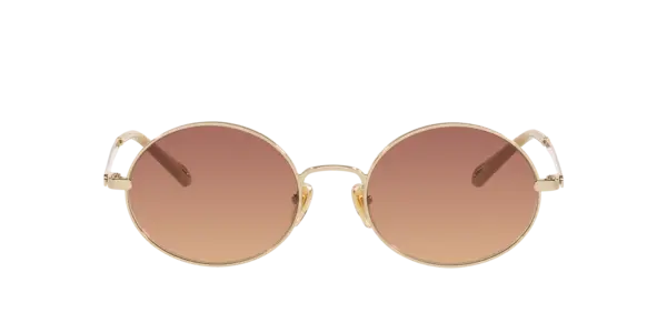 Chloé Round Frame Sunglasses - Brown Gradient