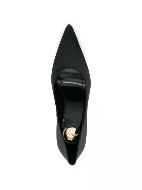 Saint Laurent Pointed Toe Leather Pumps