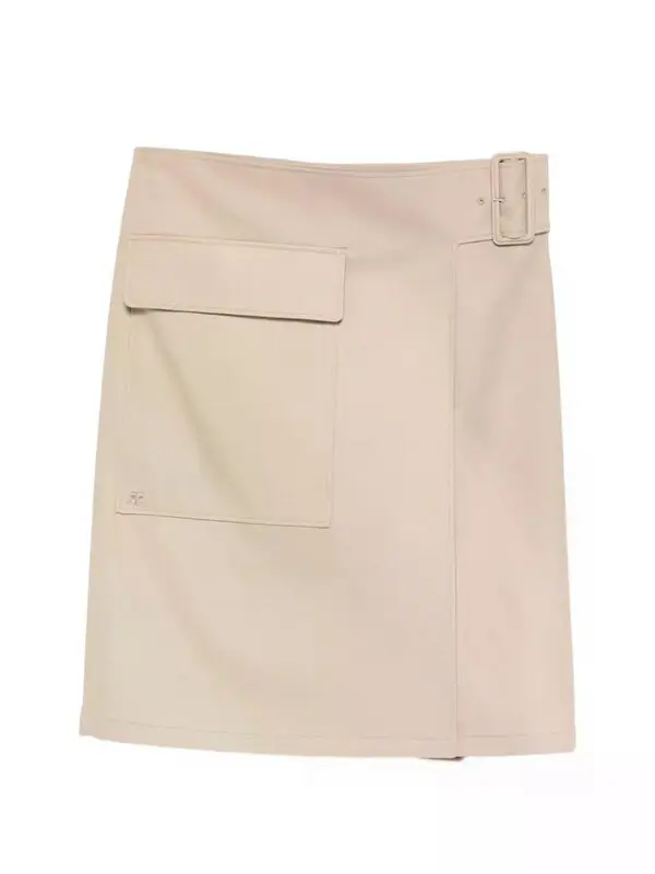 COURREGES Pocket Belted Midi Skirt