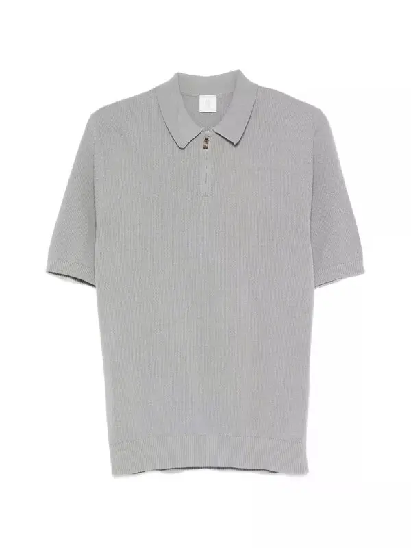 Eleventy Zip Polo Shirt