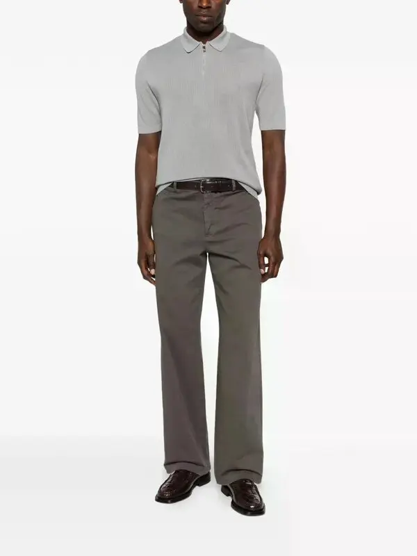 Eleventy Zip Polo Shirt