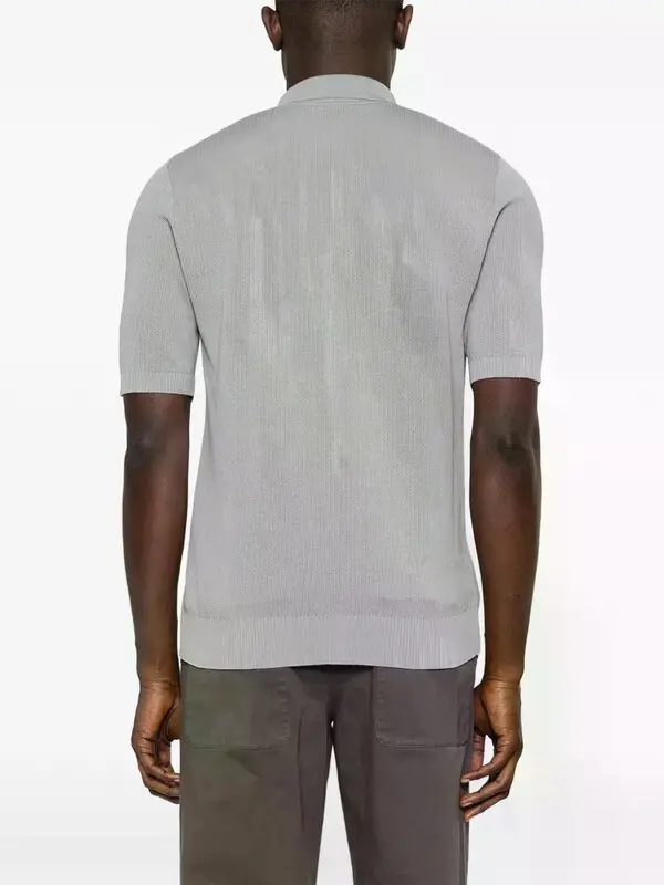 Eleventy Zip Polo Shirt