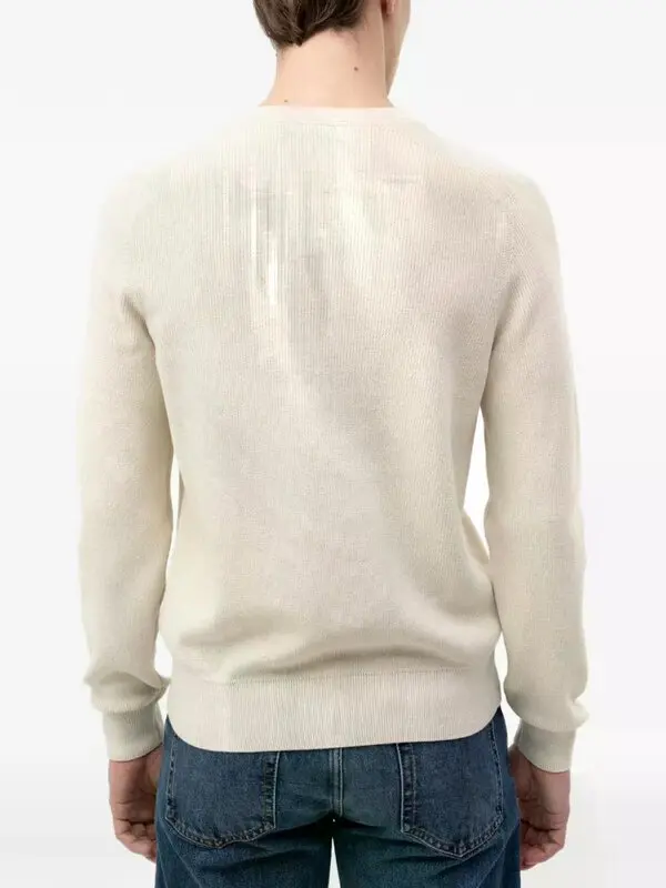 BOSS Ribbed Round-neck Sweater