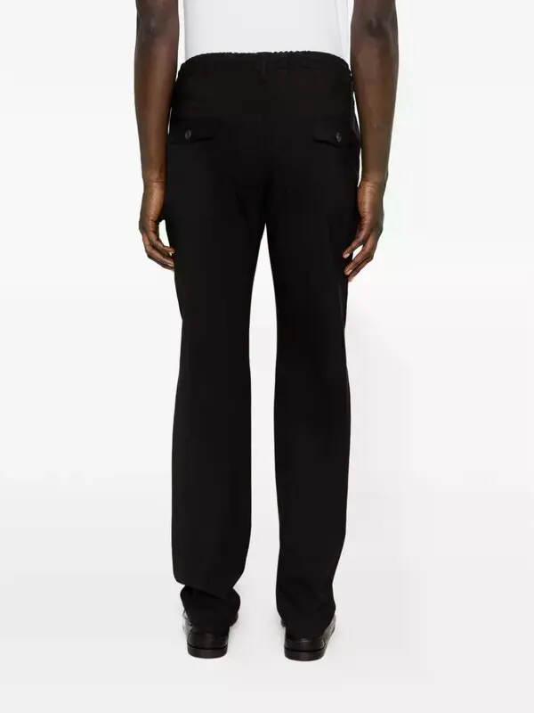 Eleventy Drawstring Trousers - Black