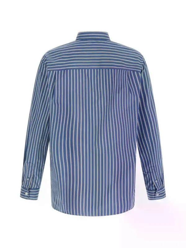 A.p.c. Malo Striped-pattern Chest-pocket Shirt