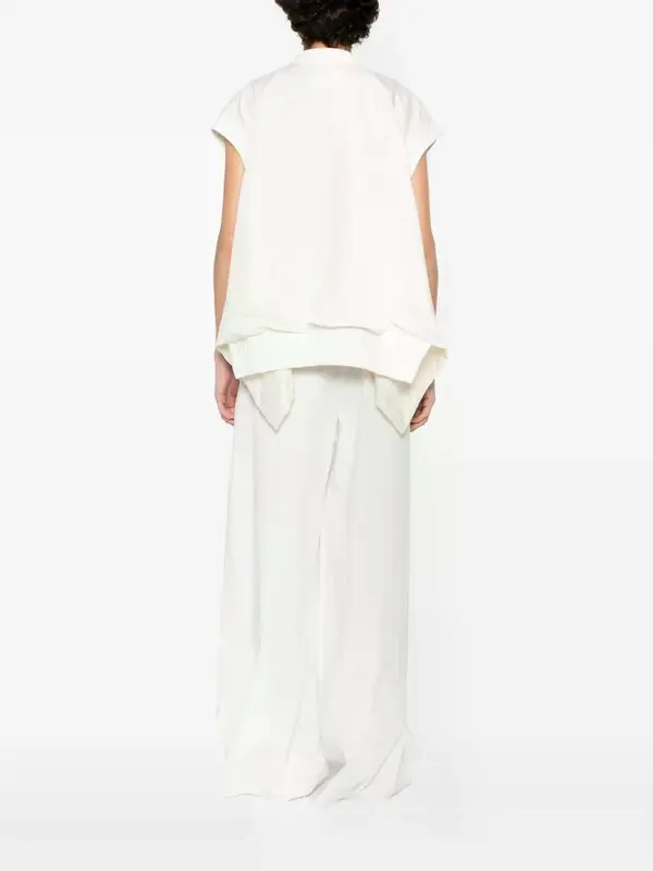 Sacai Zip Gilet - Neutrals