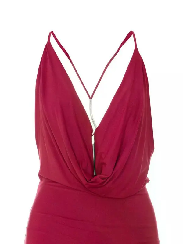 ANIYE BY Cowl-neck Open-back Dress
