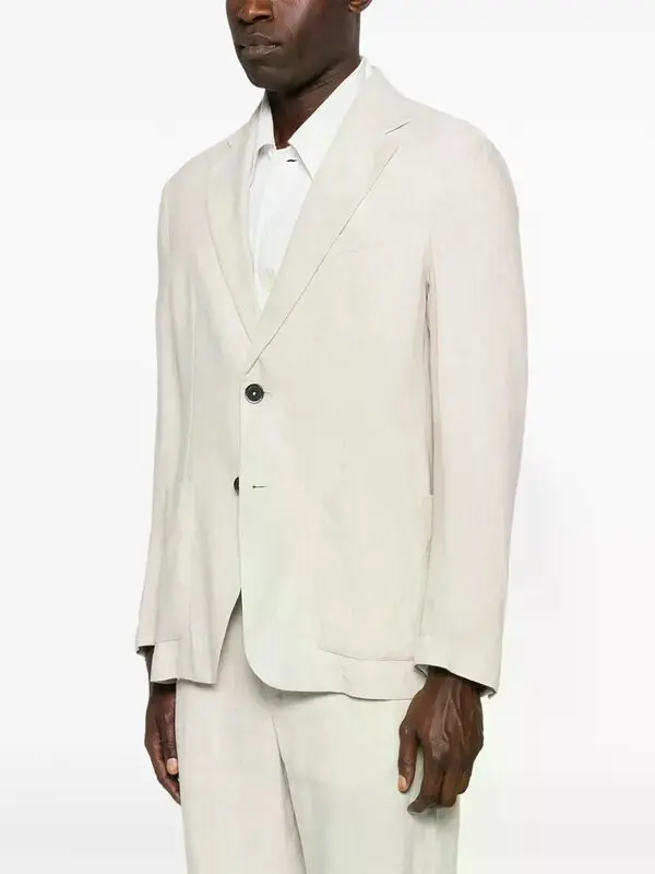 Barena Venezia Herringbone Single-breasted Blazer - Neutrals