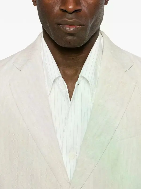 Barena Venezia Herringbone Single-breasted Blazer - Neutrals