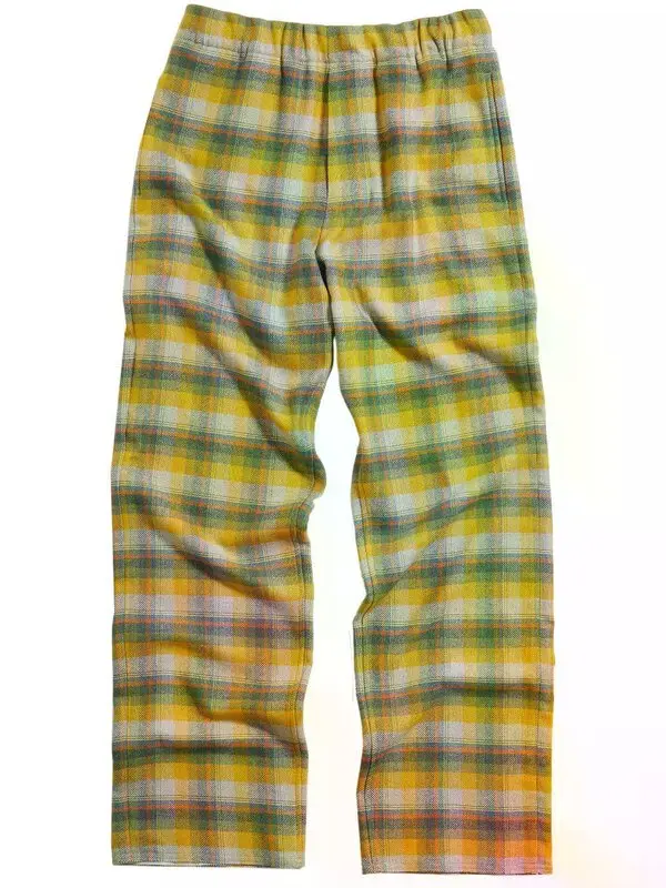 Zegna X The Elder Statesman Silk-cashmere Track Pants - Yellow