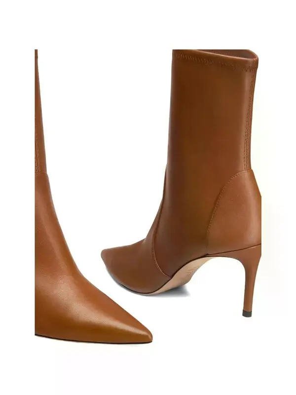STUART WEITZMAN Power Ankle Boots - Brown