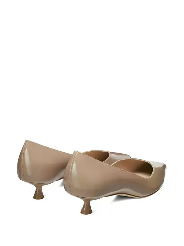 STUART WEITZMAN Eva V-cut Pointed Pumps - Neutrals