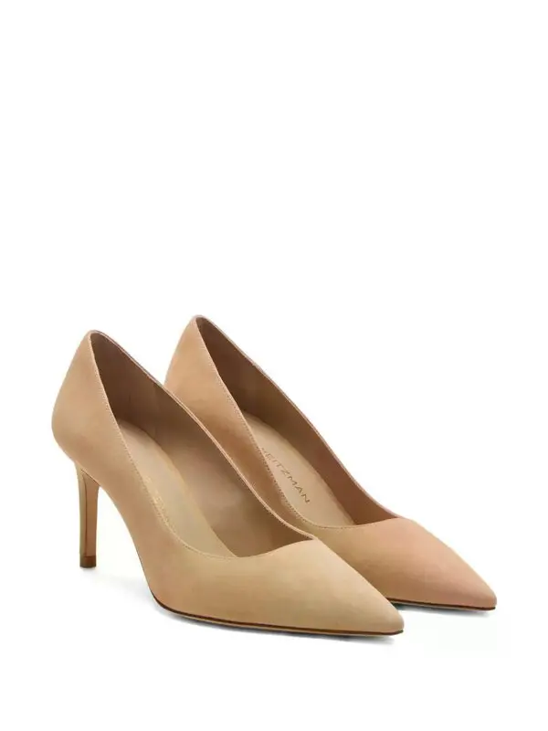 STUART WEITZMAN Pointed-toe Stiletto Pumps - Neutrals