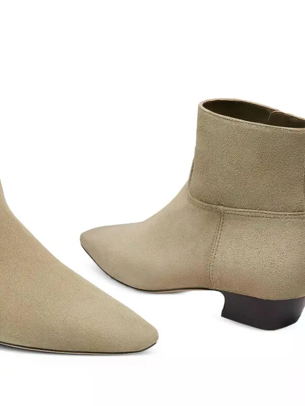 STUART WEITZMAN Stassi Suede Boots - Neutrals