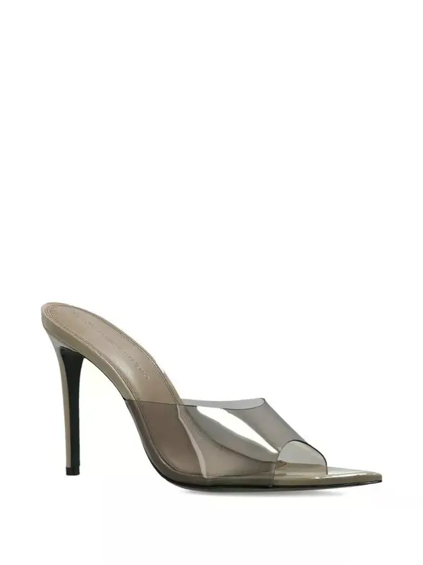 BLACK SUEDE STUDIO Bella Pointed-toe Sandals - Grey