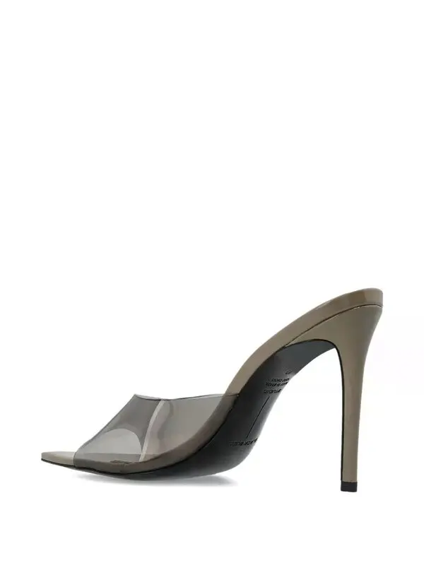 BLACK SUEDE STUDIO Bella Pointed-toe Sandals - Grey