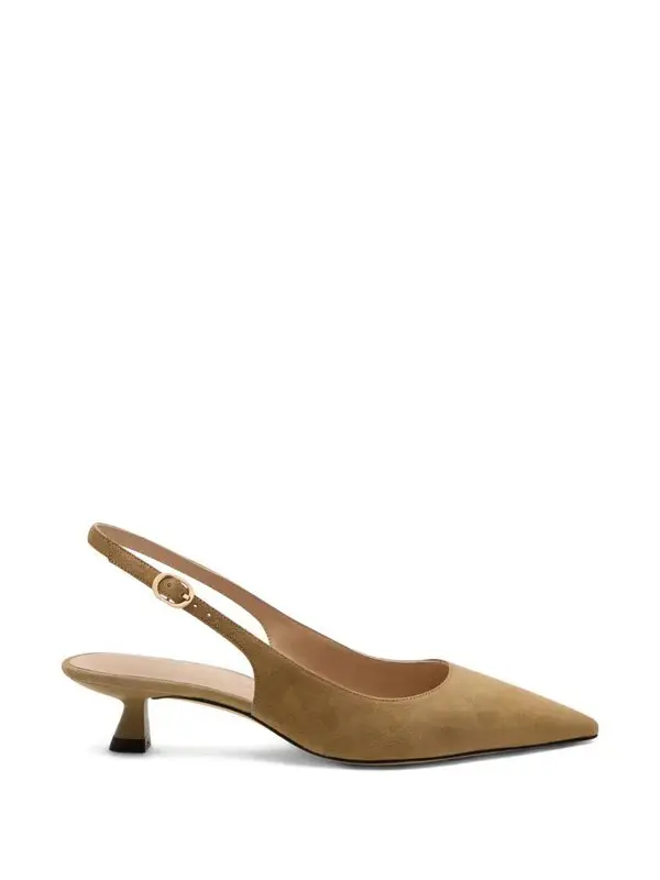 STUART WEITZMAN Pointed Slingback Pumps - Neutrals