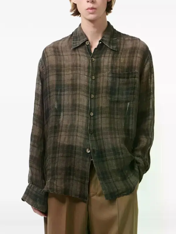 Our Legacy Above Pocket Checked Shirt