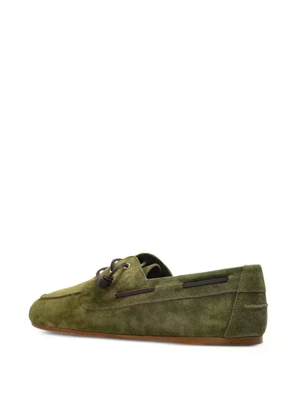 Dsquared2 Suede Boat Shoes - Green