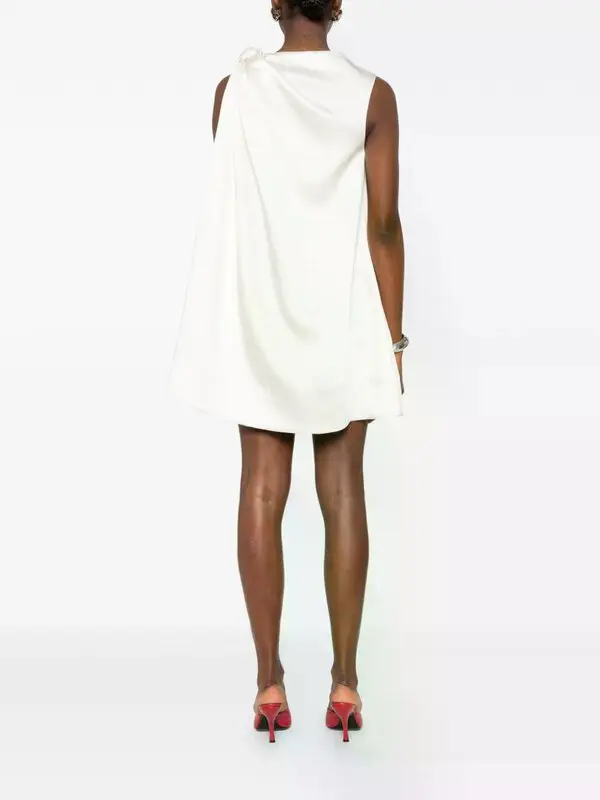 ELEH Drape Mini Dress - Neutrals
