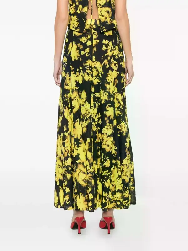 Erika Cavallini Floral-pattern Maxi Skirt