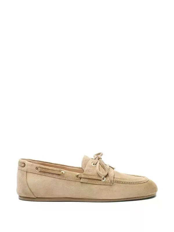 STUART WEITZMAN Tinsley Tie-detail Loafers - Neutrals