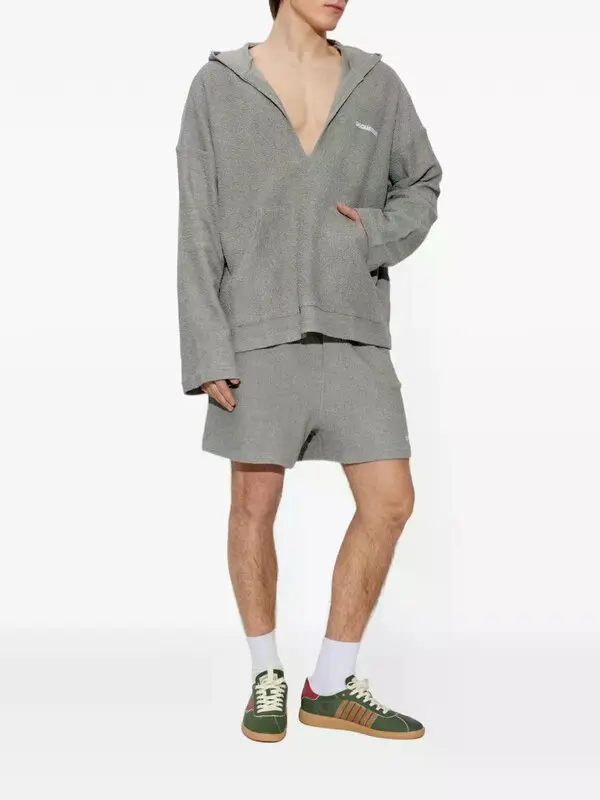 Dsquared2 Hooded V-neck Pullover