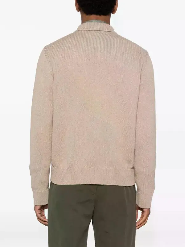 Eleventy Button Cotton Cardigan - Neutrals