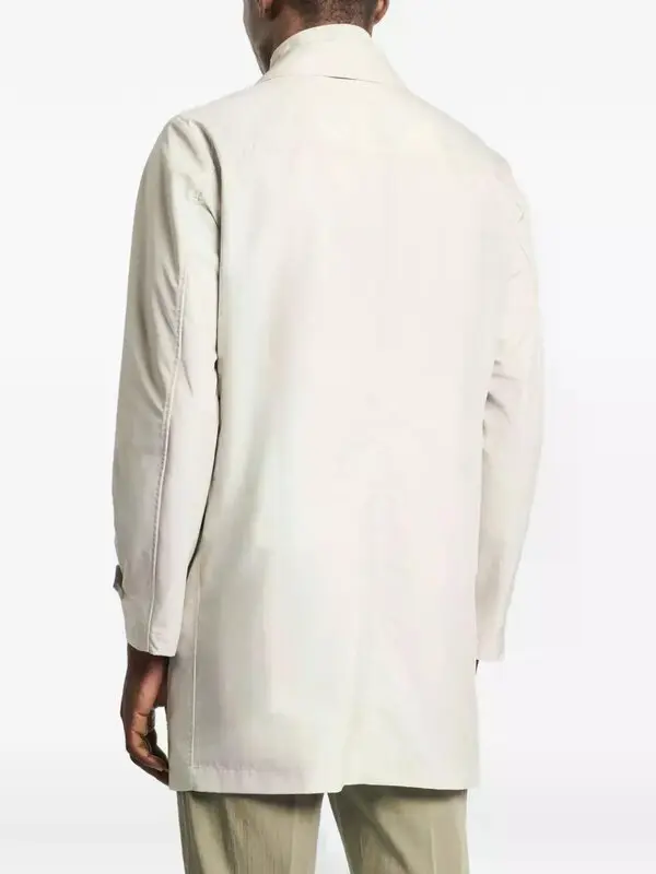 FAY Buttoned Coat - Neutrals