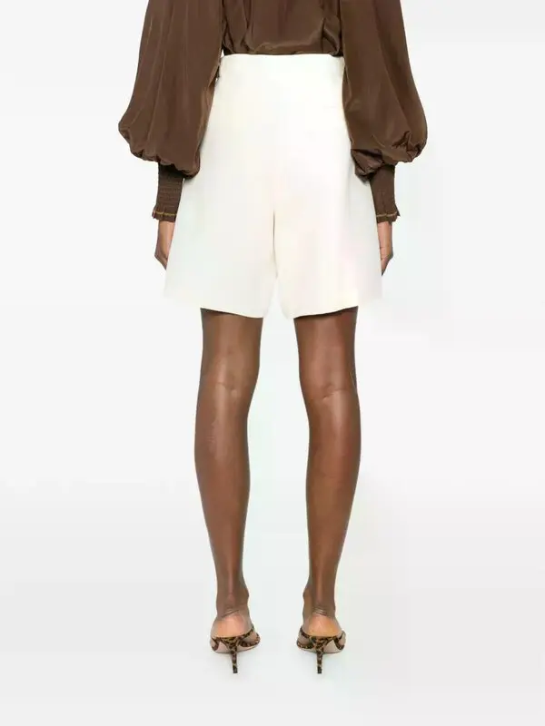 R2W Tailored High-rise Shorts With Belt