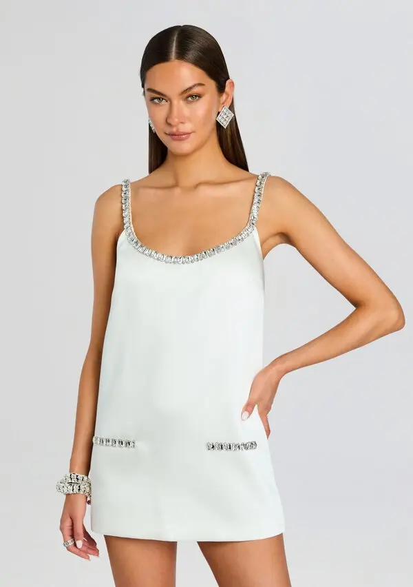 Retrofete Reilly Embellished Mini Dress