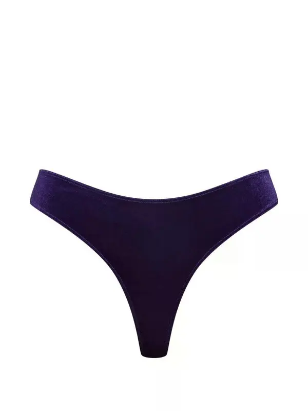 MAISON CLOSE Textured Briefs - Purple