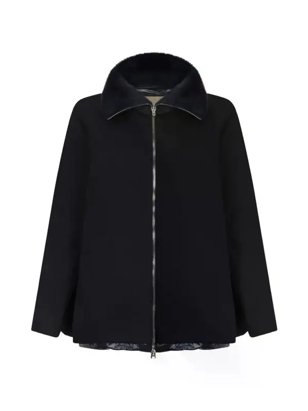 Herno Fur Collar Zip Coat
