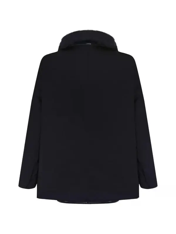 Herno Fur Collar Zip Coat