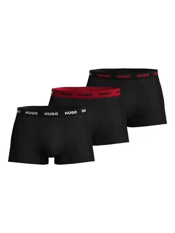 Hugo Logo-waistband Boxers - Black