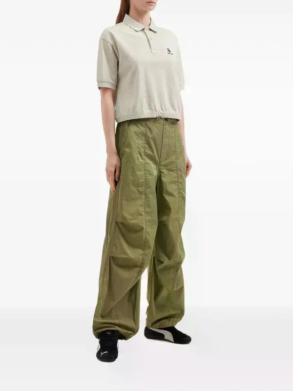 FINGERCROXX Cropped Polo Shirt
