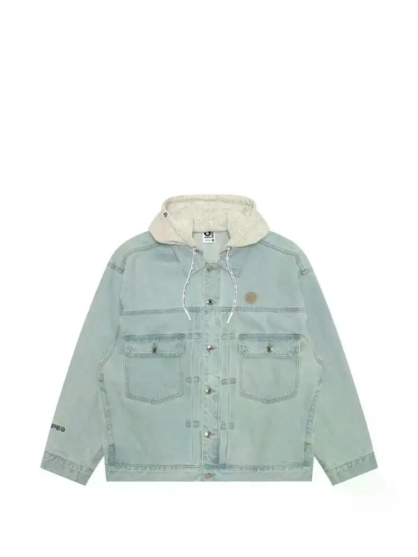 AAPE BY *A BATHING APE Hooded Denim Jacket