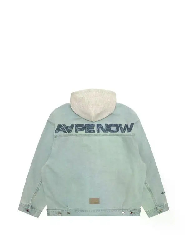 AAPE BY *A BATHING APE Hooded Denim Jacket