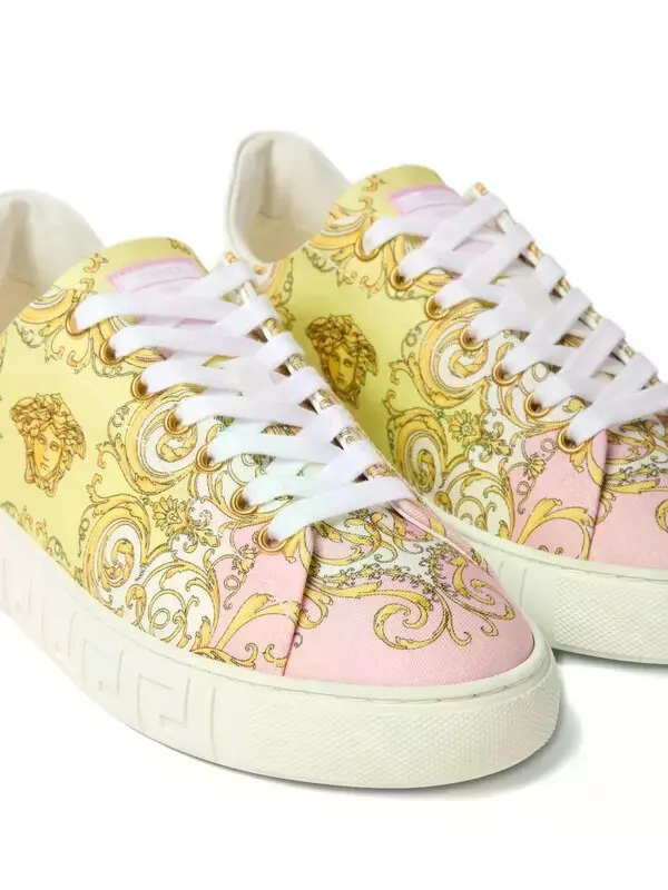 Versace Pattern Platform Sneakers