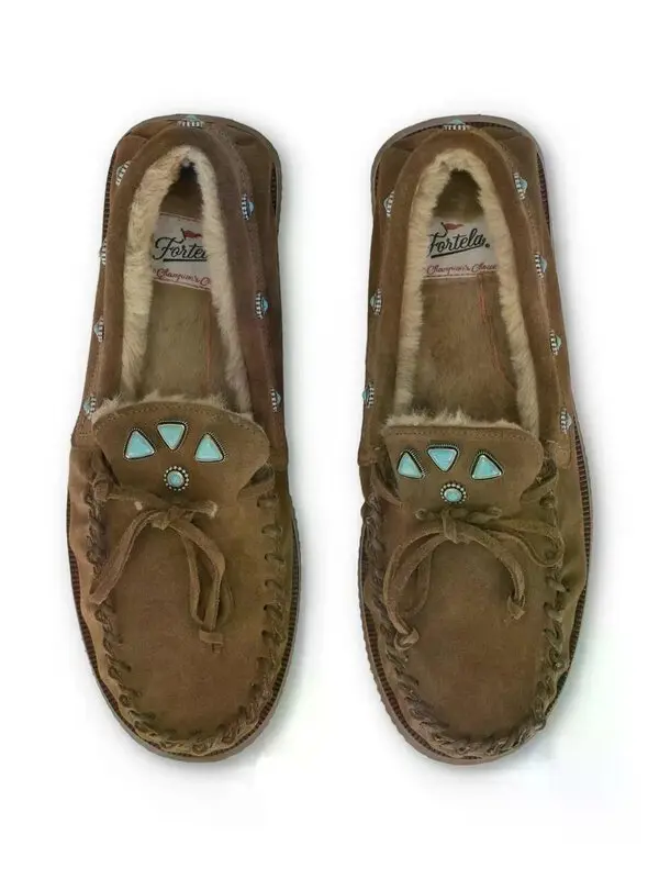 FORTELA Lakota Suede Loafers