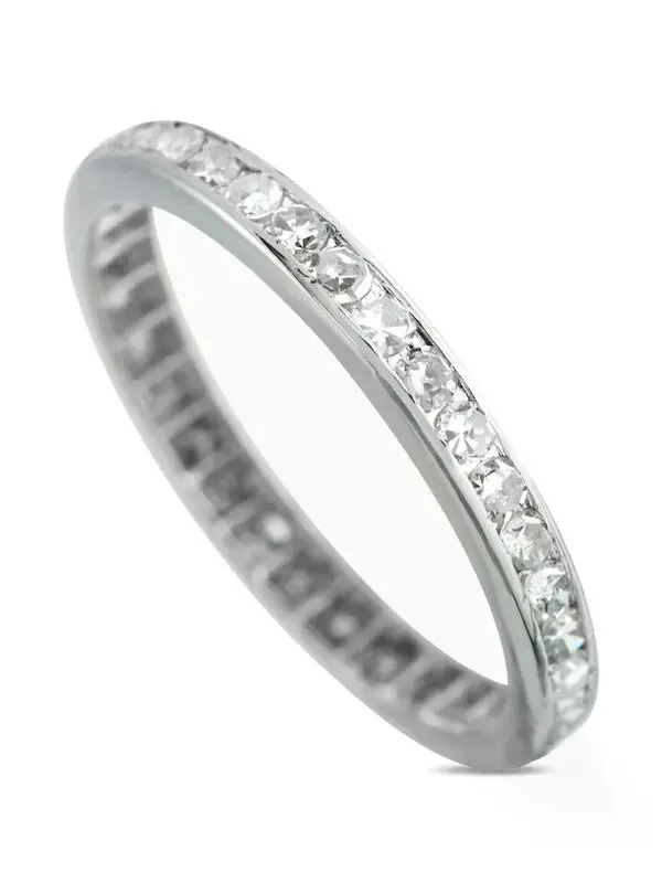 LB EXCLUSIVE Diamond Eternity Band Ring - Silver