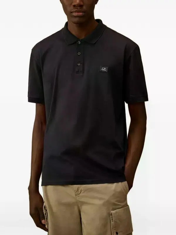 C.P. COMPANY 70/2 Mercerized Jersey Gasato Short Sleeve Polo